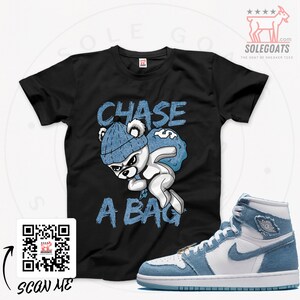 Jordan 1 Retro OG Denim T-shirt - Sneaker Matching Shirts - Chase A Bag ...