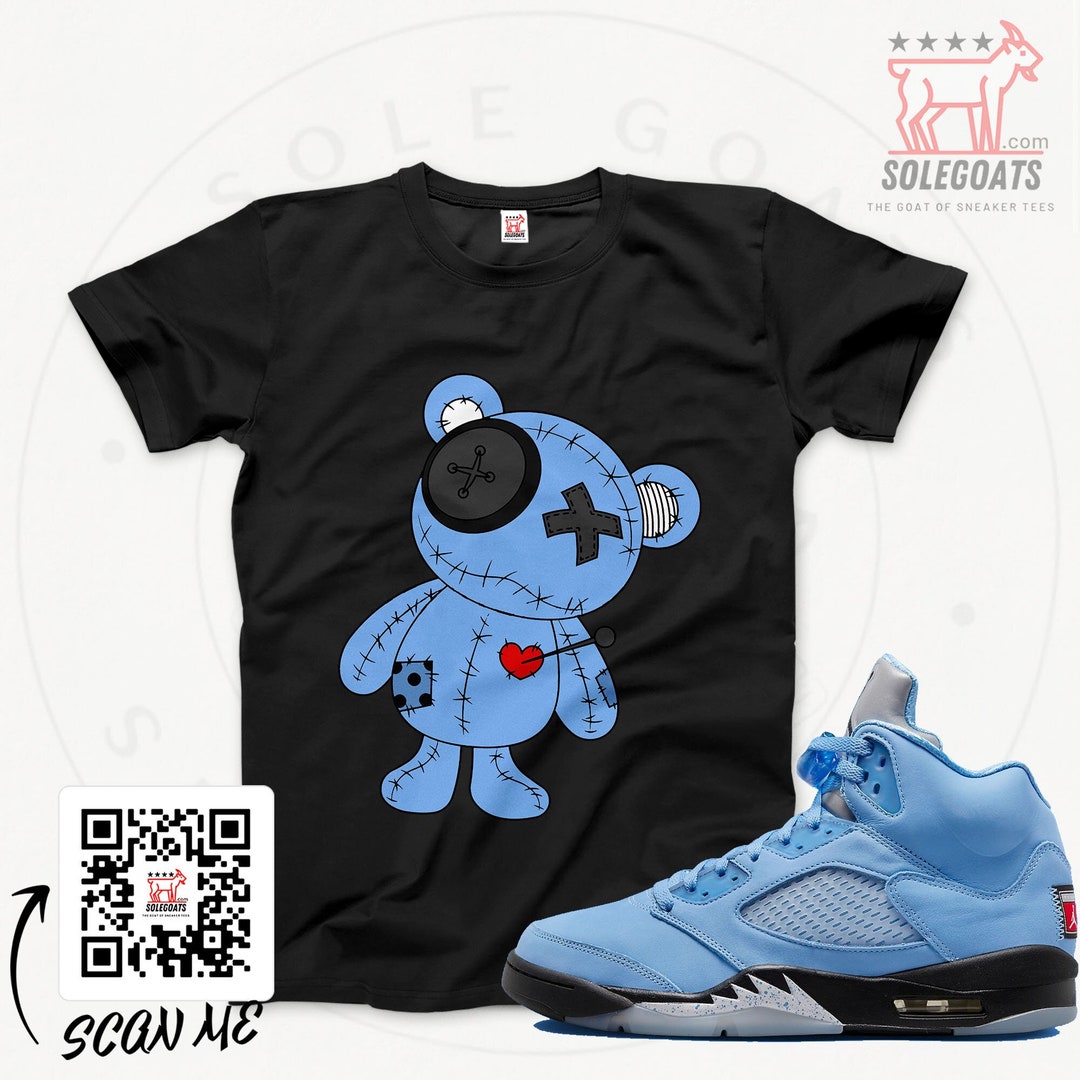 Jordan 5 University Blue UNC T-shirt - Sneaker Matching Shirts - Fear ...