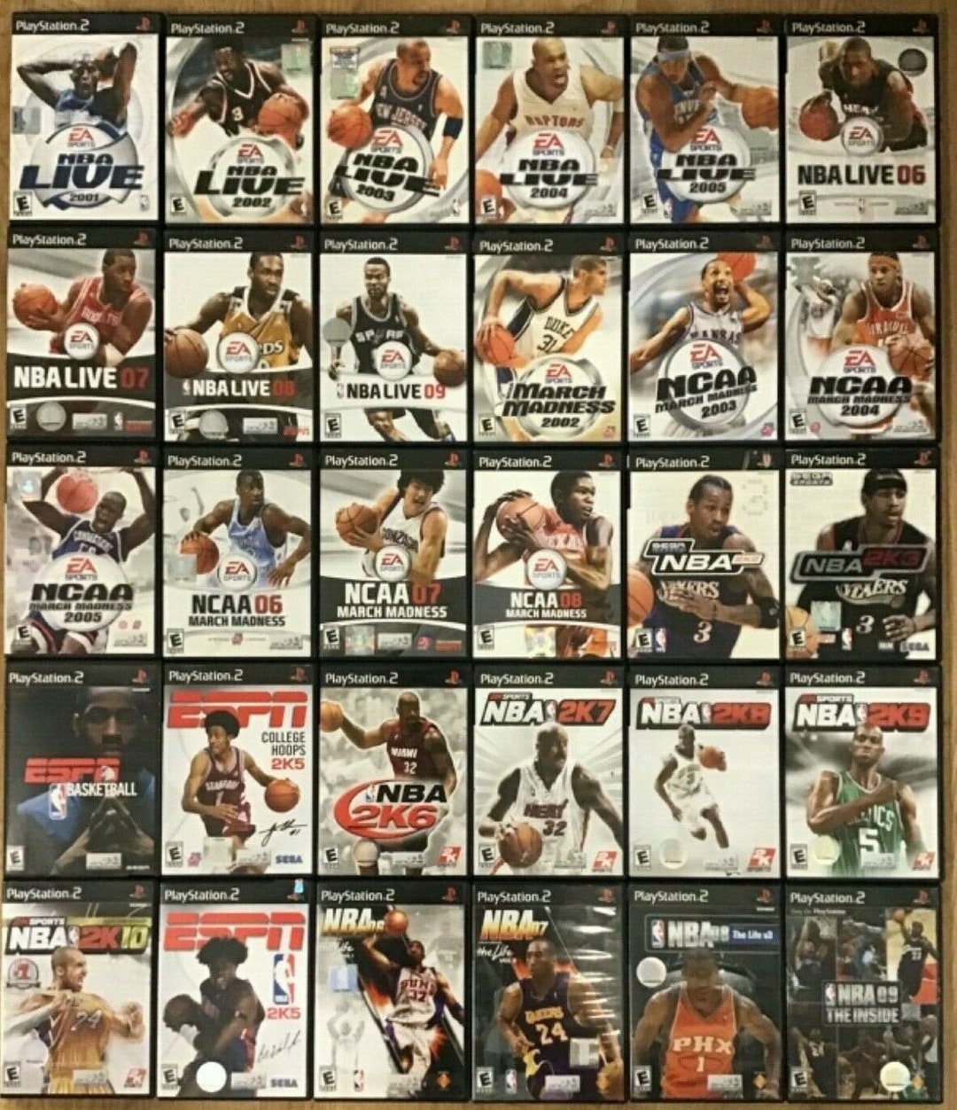 Playstation 2 Basketball Games | Sport Video Games | NBA Live | NBA 2K ...