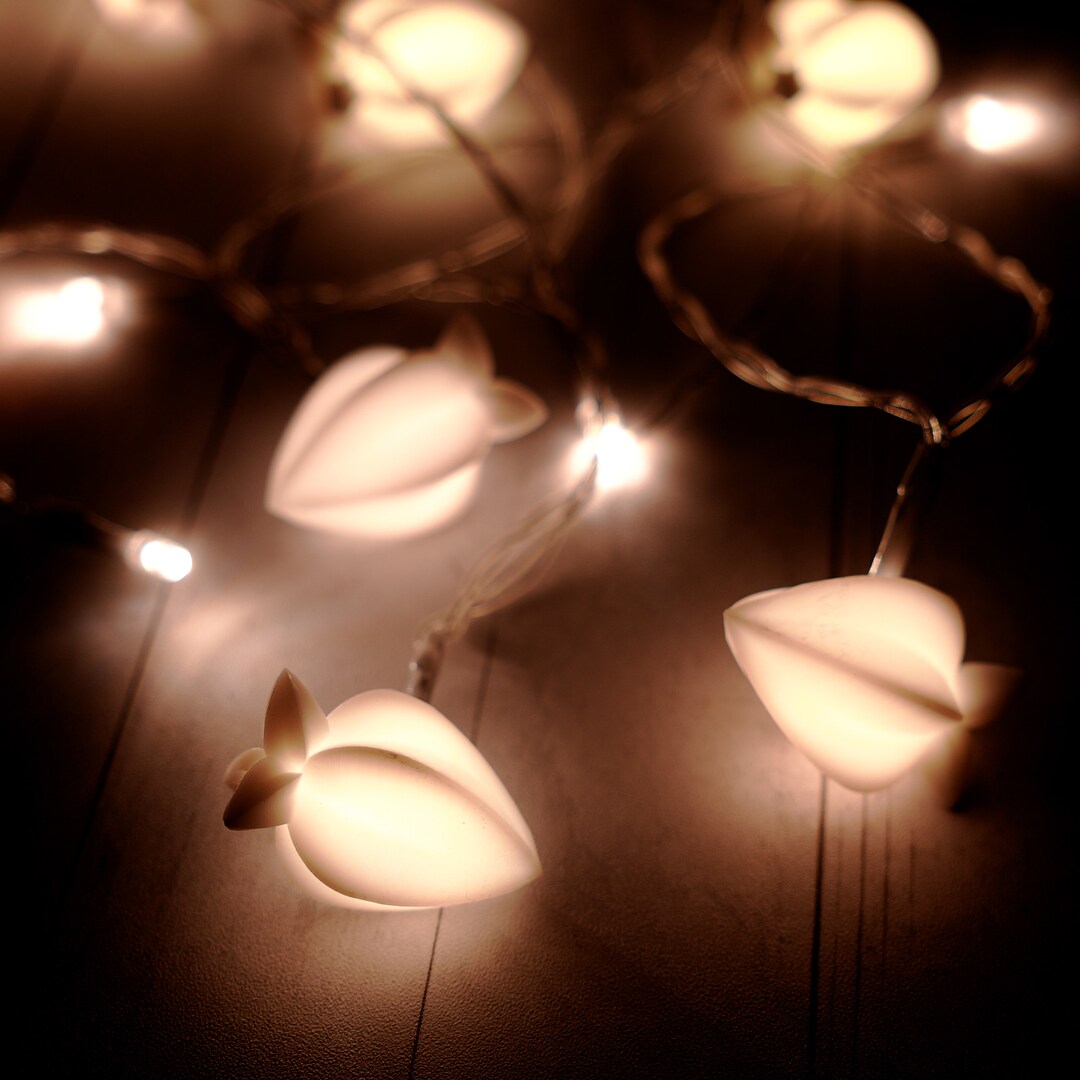 20 LED Mini Starfruit Lantern String Lights | Mid Autumn Festival Decor ...