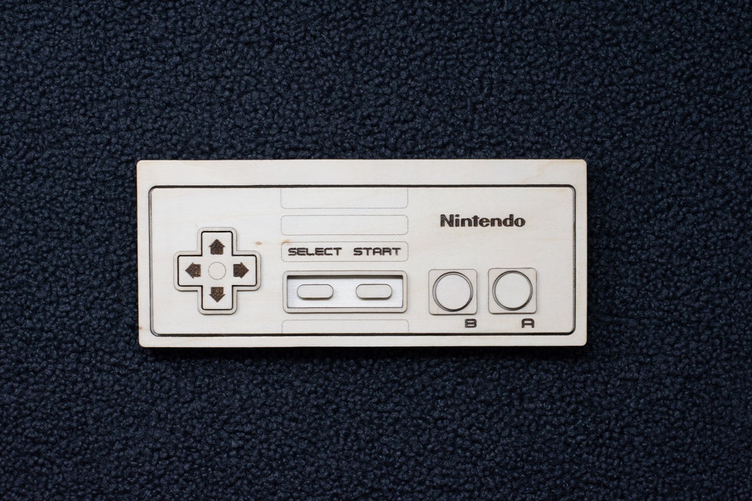 Large Wooden Carved NES Controller Wall Art - Etsy
