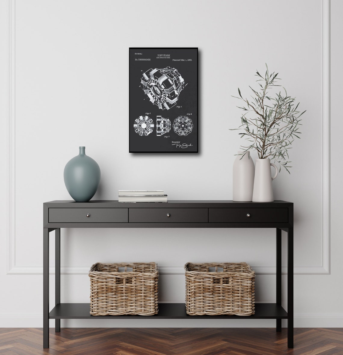 Arc Reactor Iron Man Avengers Patent Poster Print - Etsy