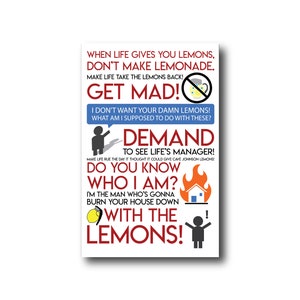 Cave Johnson Lemon Rant - Portal - Aperture Science Print 11" X 17" - Etsy