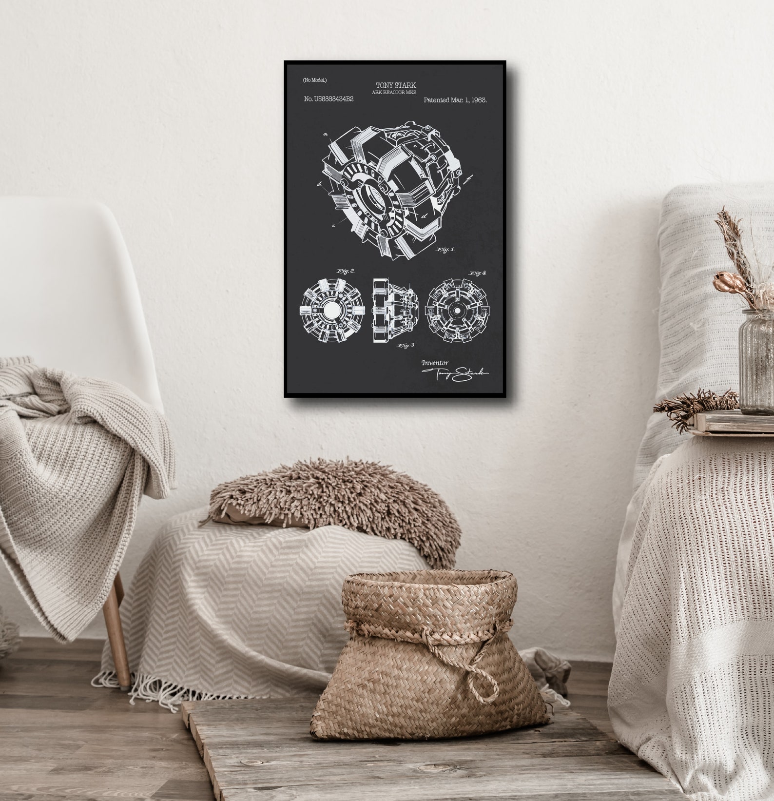 Arc Reactor - Iron Man Avengers Patent Poster Print - Etsy