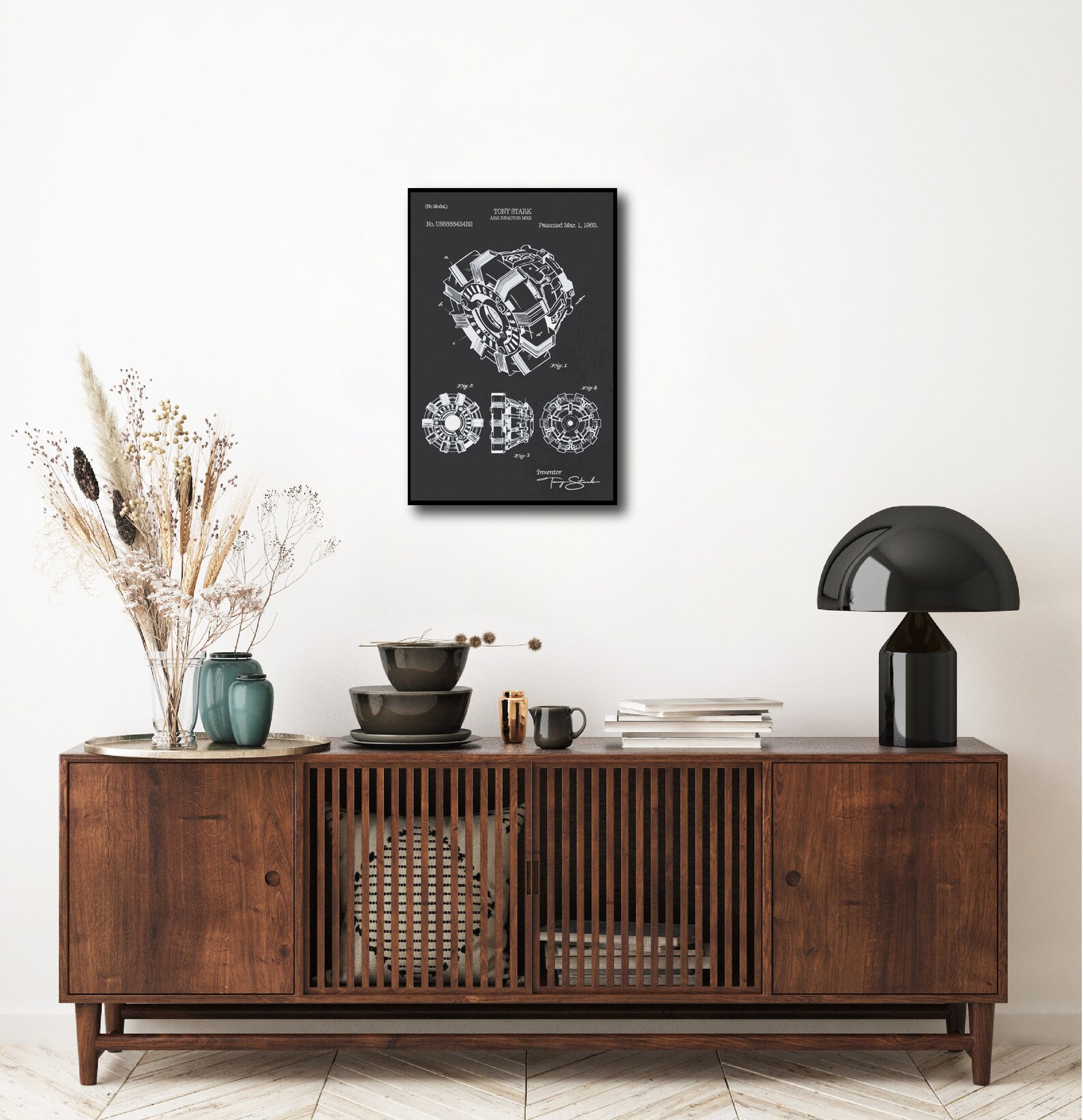 Arc Reactor - Iron Man Avengers Patent Poster Print - Etsy