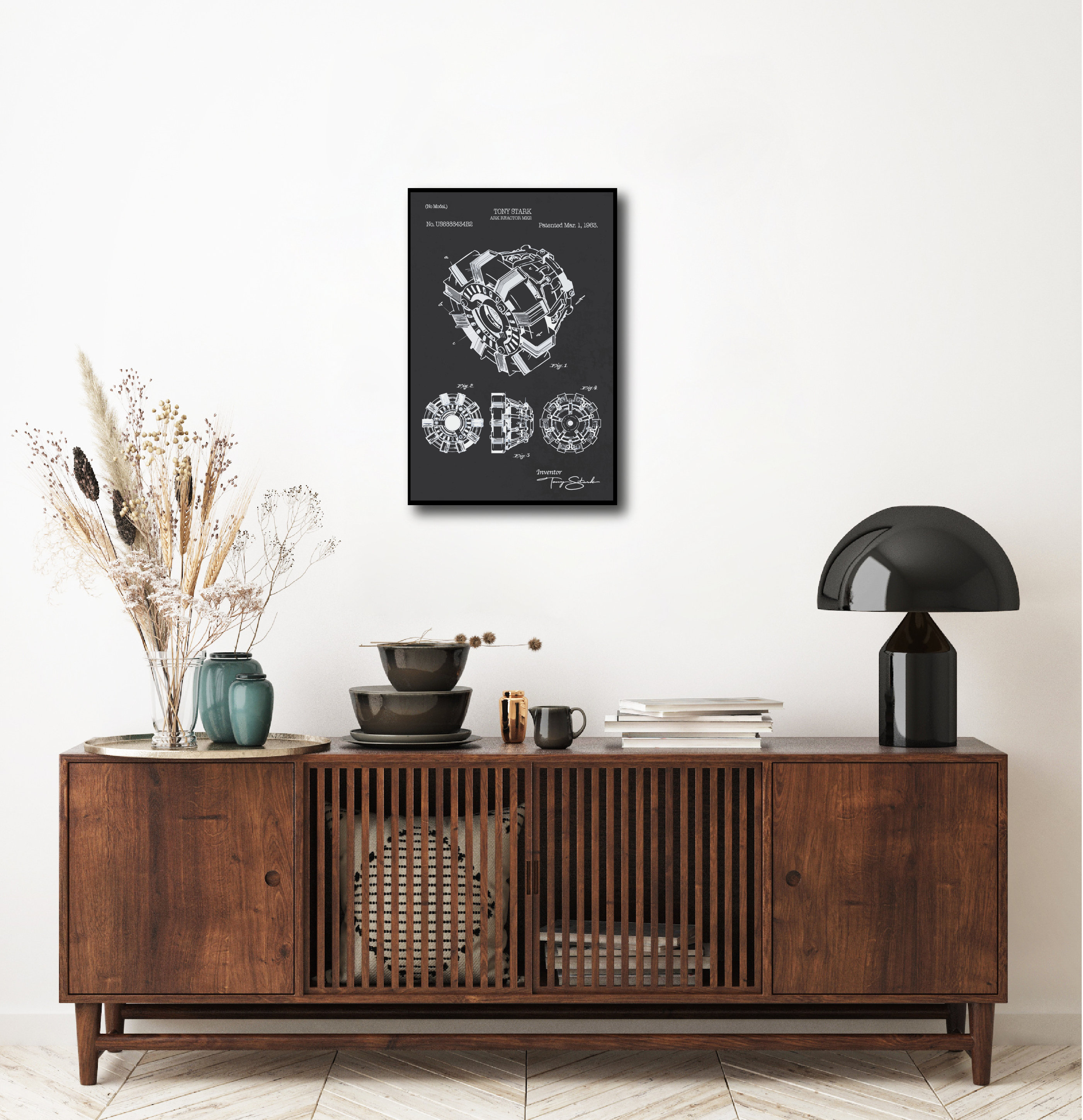 Arc Reactor - Iron Man Avengers Patent Poster Print - Etsy