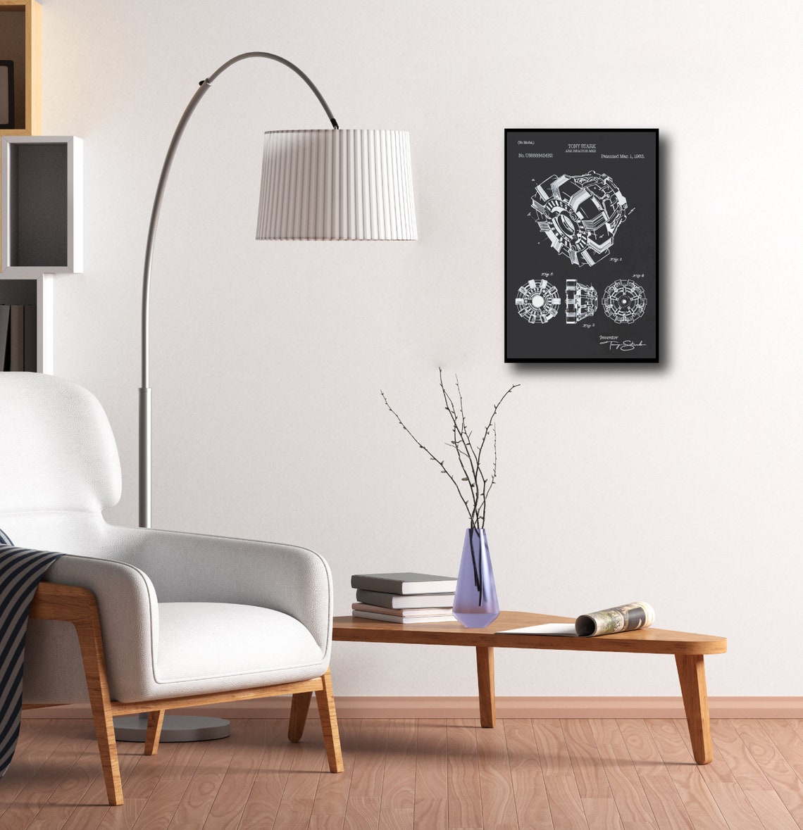 Arc Reactor Iron Man Avengers Patent Poster Print - Etsy