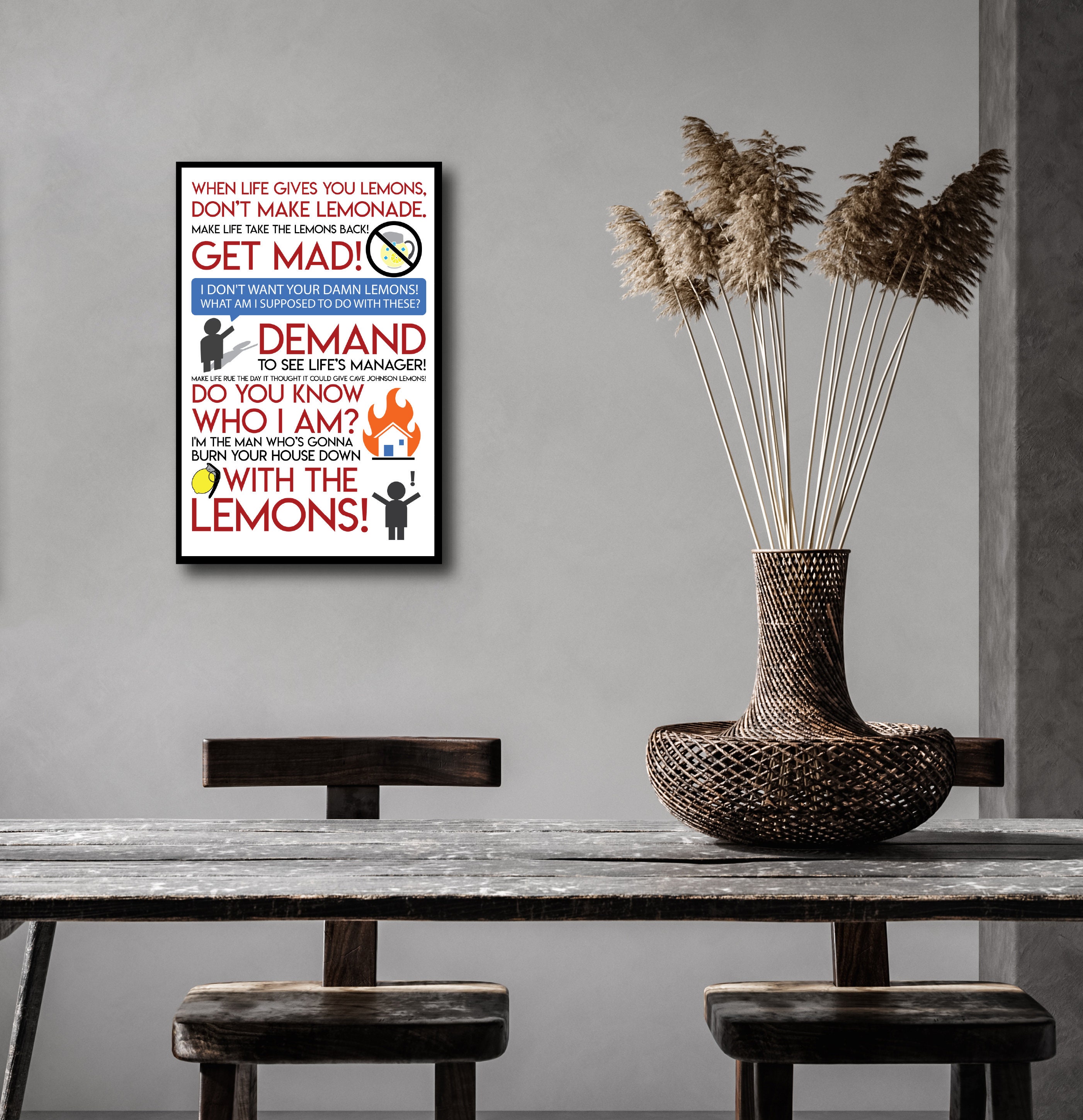 Cave Johnson Lemon Rant Portal Aperture Science Print - Etsy