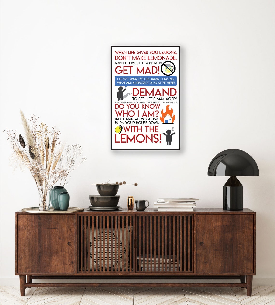 Cave Johnson Lemon Rant Portal Aperture Science Print | Etsy