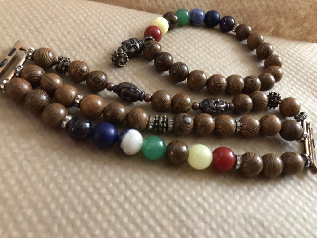Chakra and Buddha Apple Watch Band Bracelet Set - Etsy
