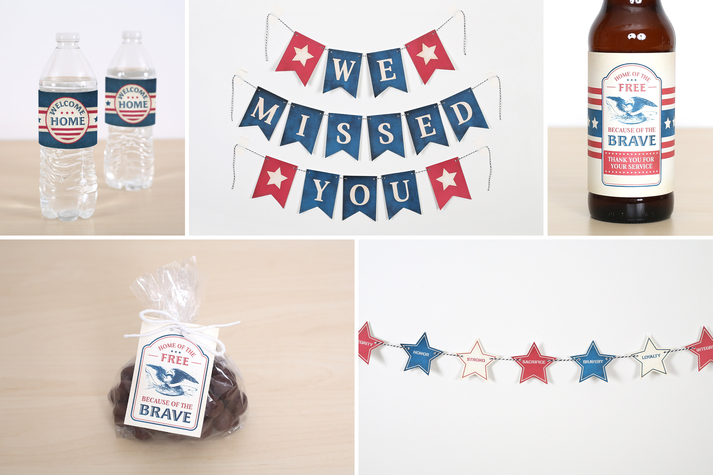 Military Welcome Home Party Kit - Etsy