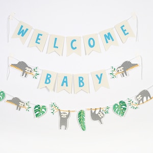 Sloth Baby Shower Banner - Etsy