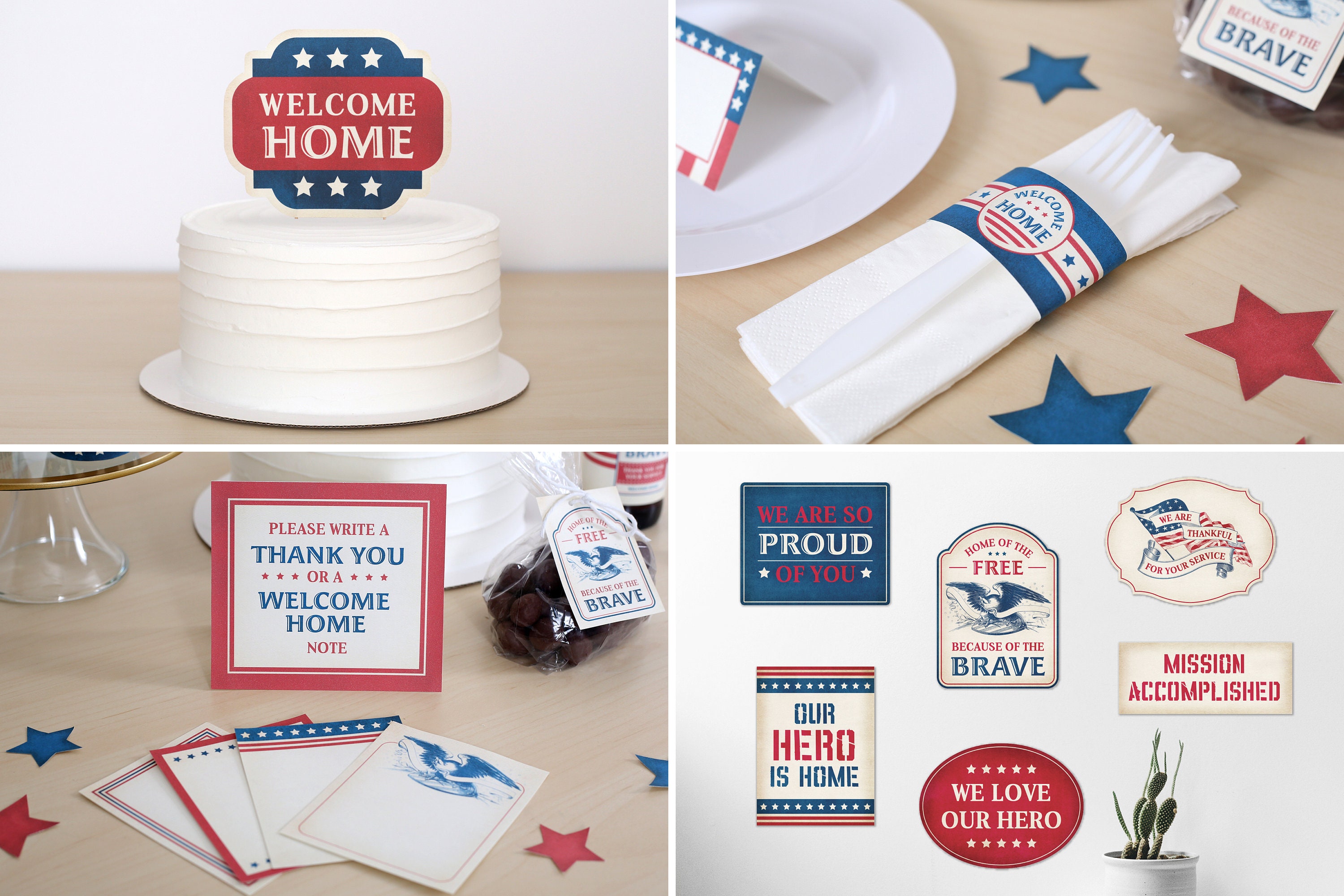 Military Welcome Home Party Kit - Etsy