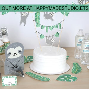 Sloth Cake Topper - Etsy