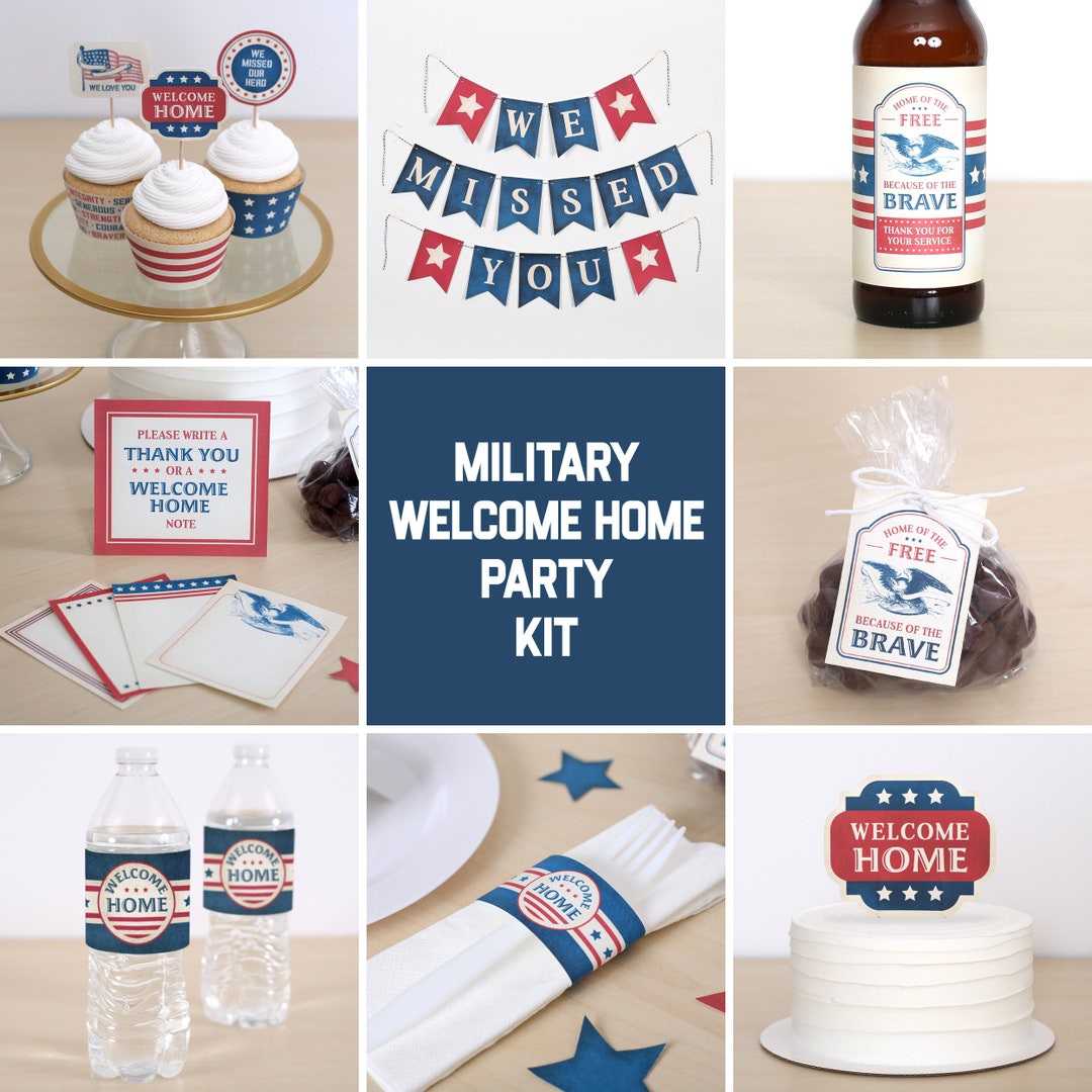 Military Welcome Home Party Kit - Etsy