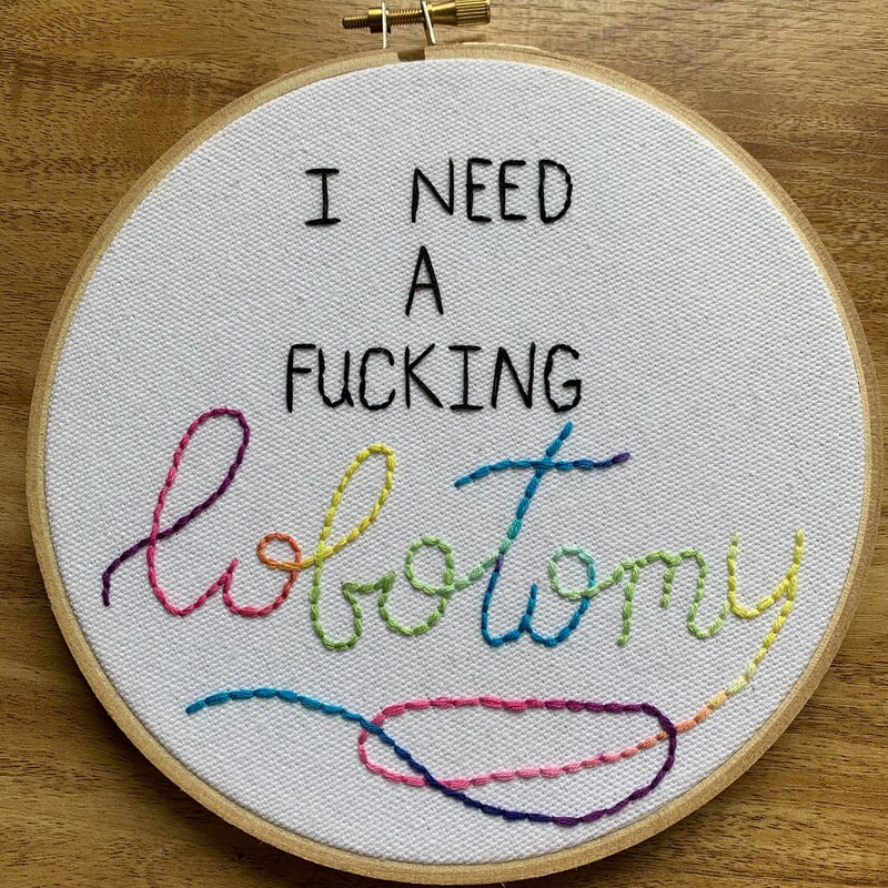 Funny Embroidery Kit - Etsy