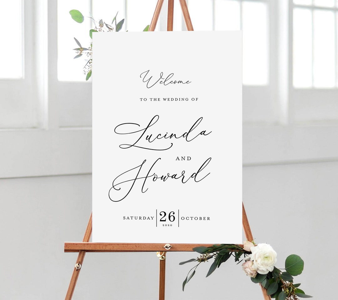 Welcome Sign INSTANT DOWNLOAD Poster, Portrait, Large, Templett ...