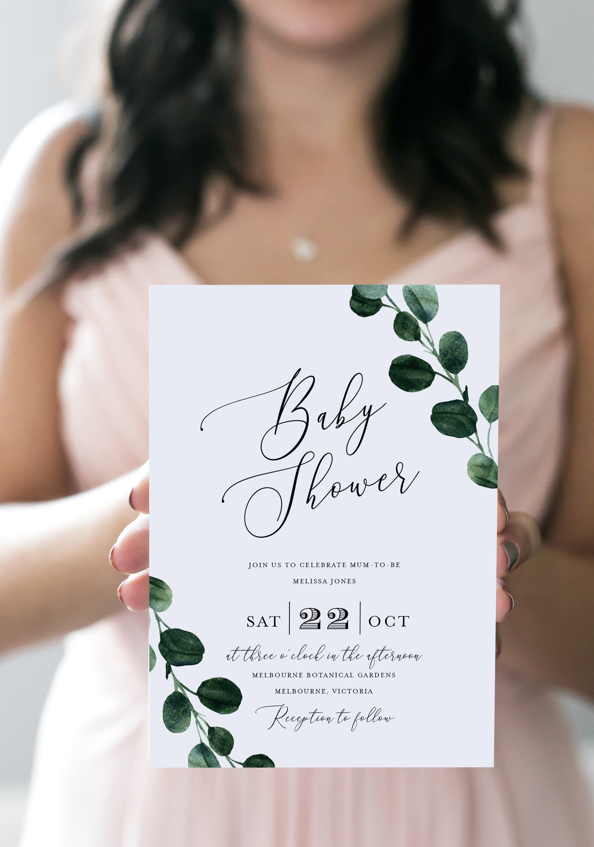 Baby Shower Invitation INSTANT DOWNLOAD Editable PDF - Etsy