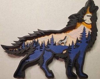 Wolf 3d Laser File - Etsy