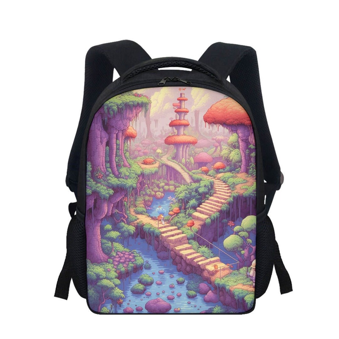 Student Backpack Enchanted Pathways - Etsy