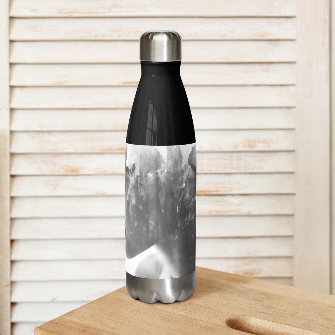 Shades of Gray Stainless Steel Water Bottle - Etsy