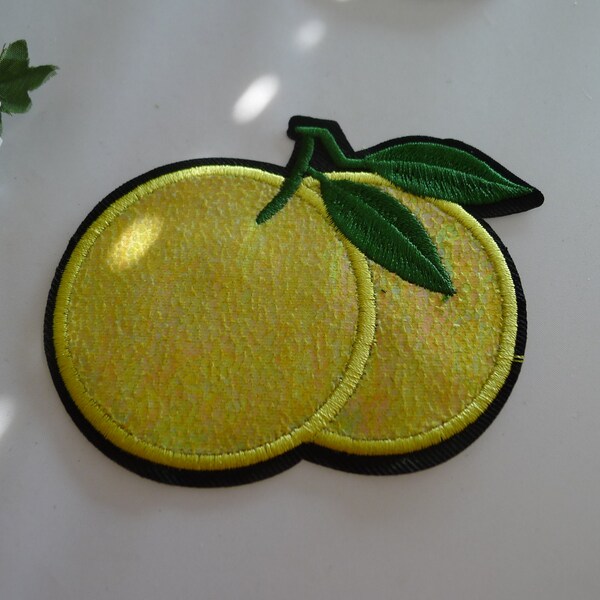 Embroidered Lemon - Etsy