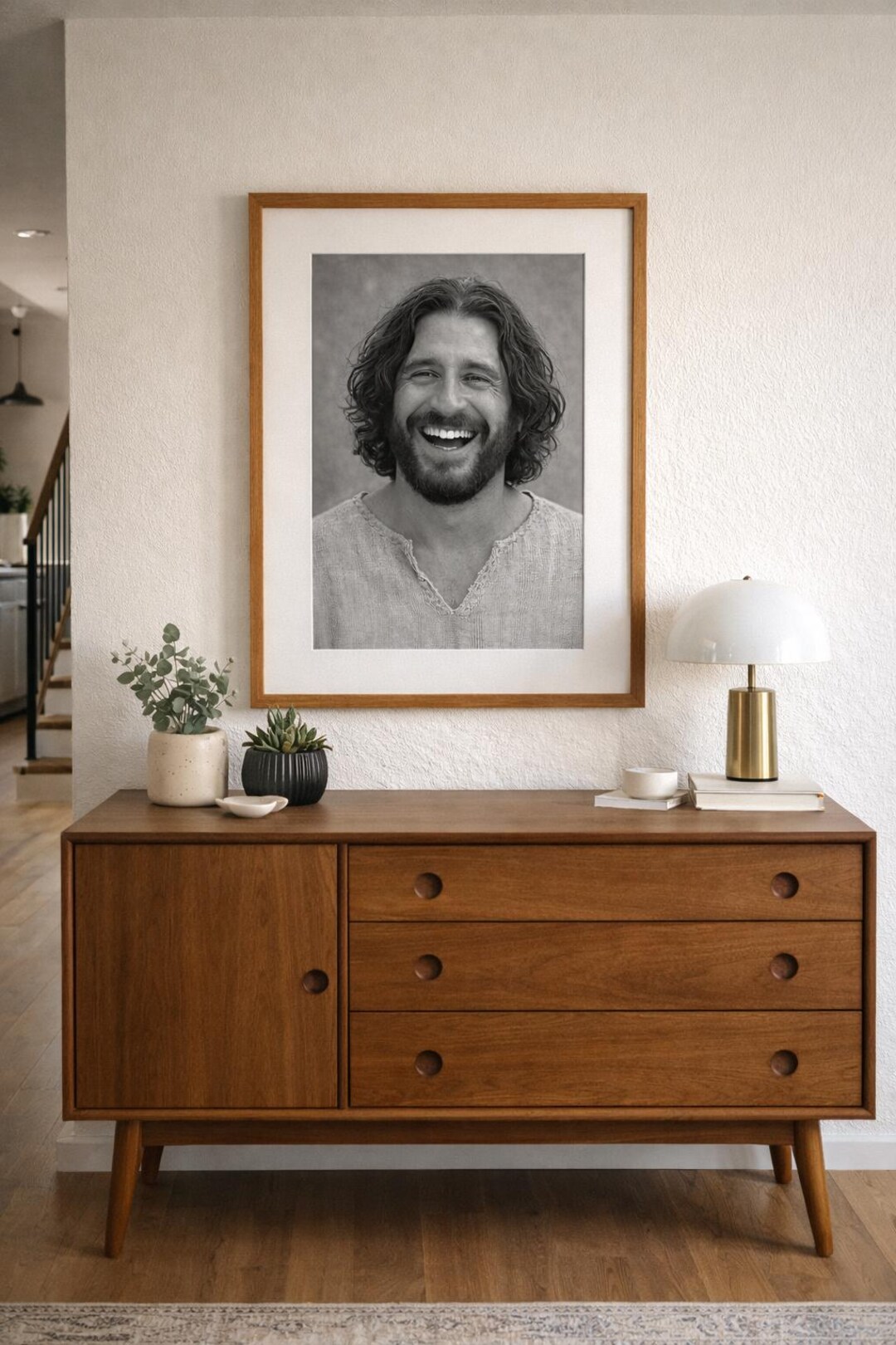 Jesus Smiling Portrait - "the Chosen" - Etsy