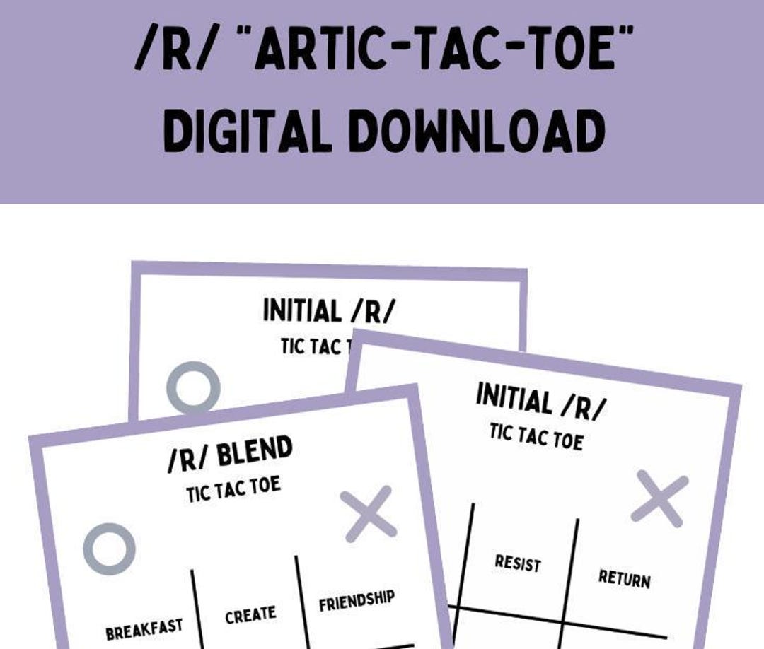 Artic-tac-toe: /r/tic Tac Toe Digital Download - Etsy