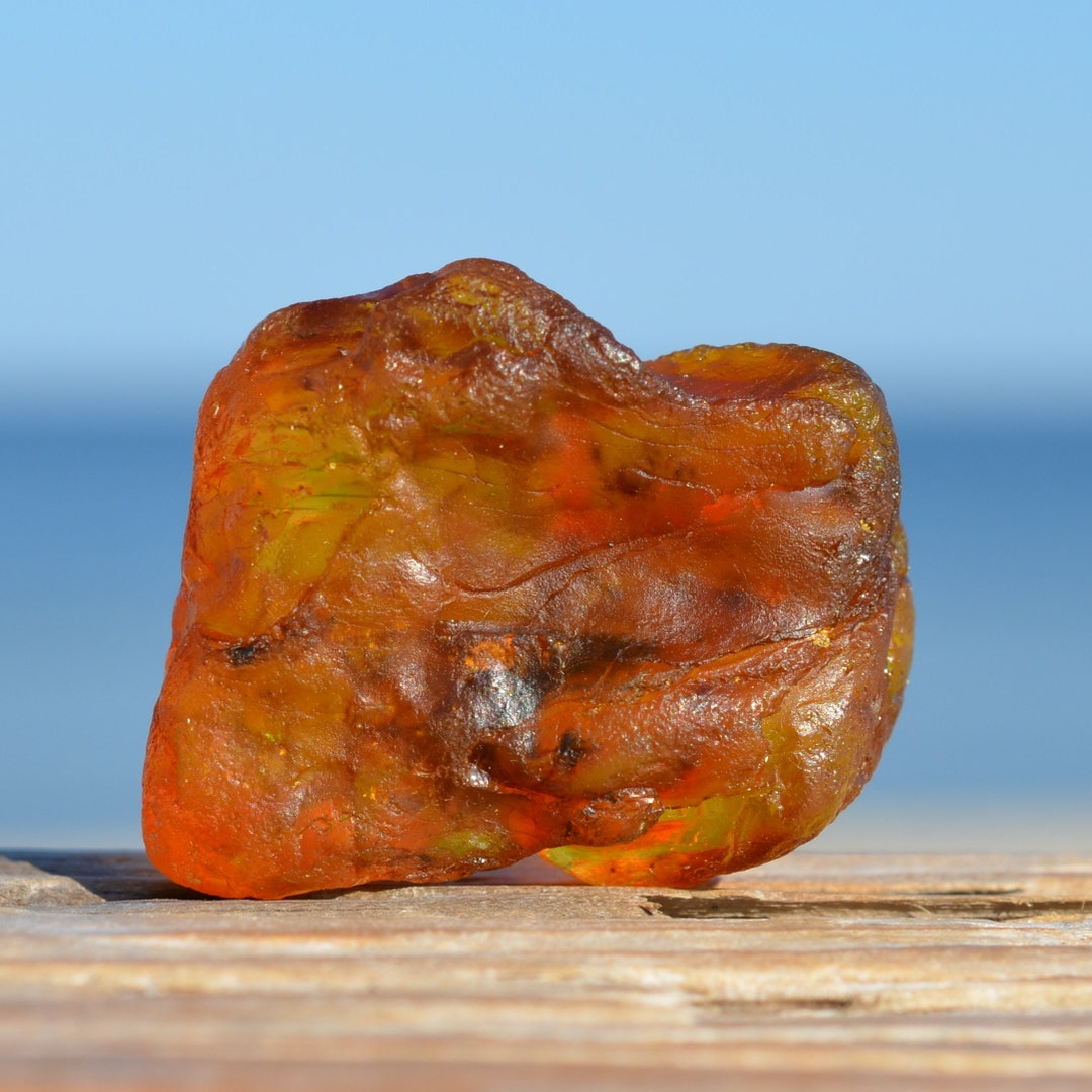 Lithuanian Raw Amber Stone, Caught of Baltic Sea, 10.5 Grams - Etsy