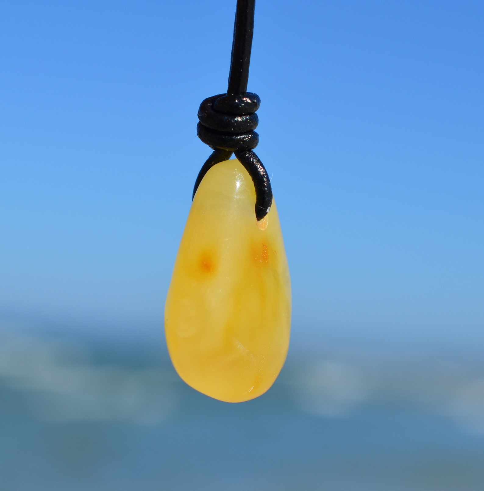 Amber Amulet Baltic Amber Stone Healing Energy Pendant Gift | Etsy