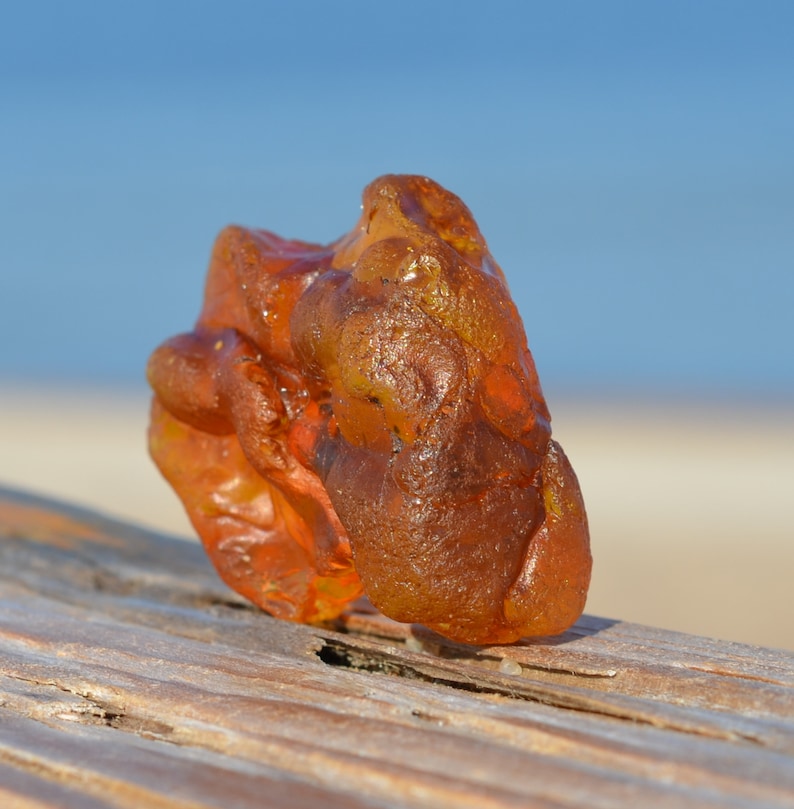 Lithuanian Raw Amber Stone, Caught of Baltic Sea, 10.5 Grams - Etsy
