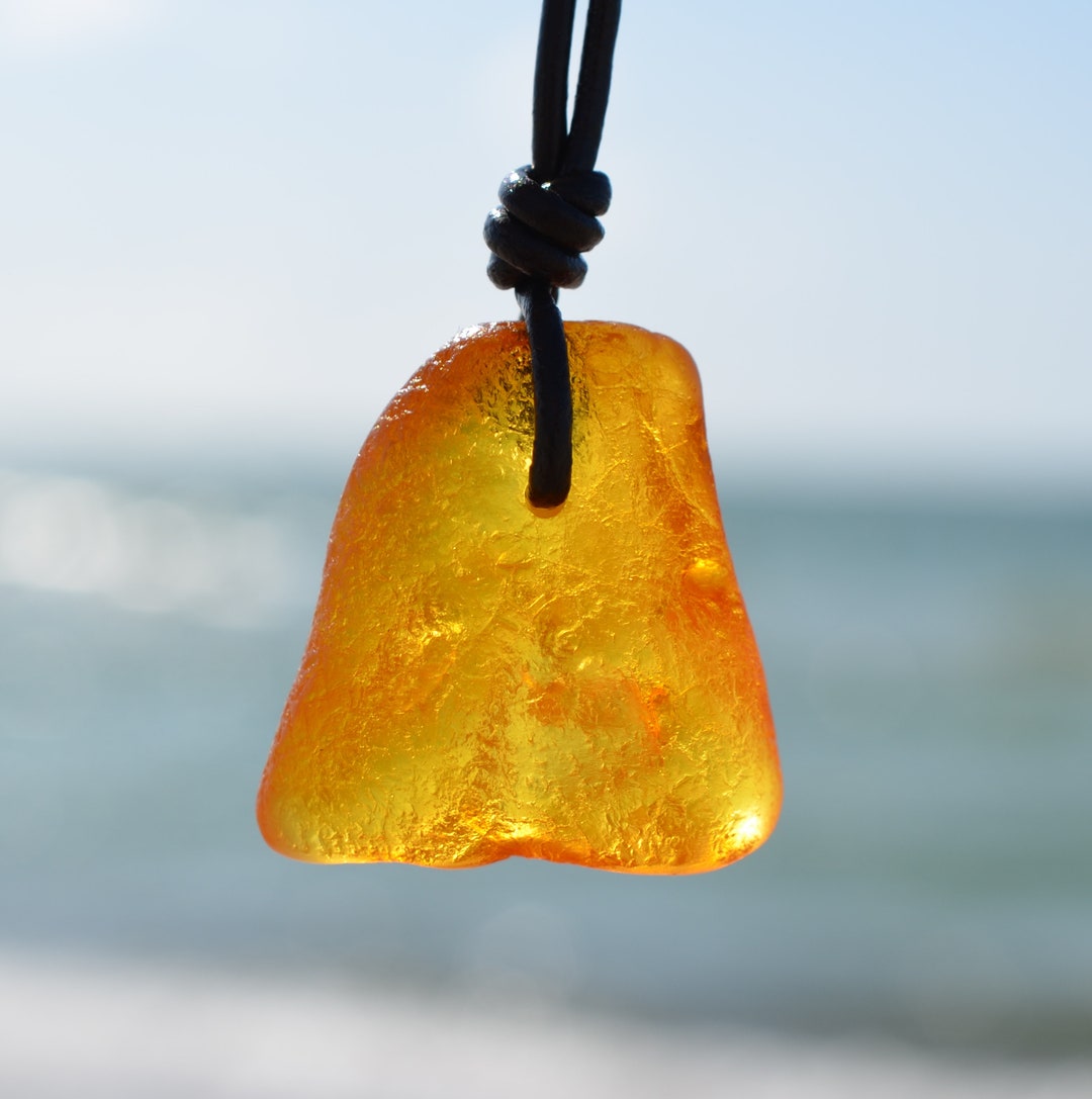 Baltic Amber Pendant for Women, Raw Amber Stone, Lithuanian Amber ...