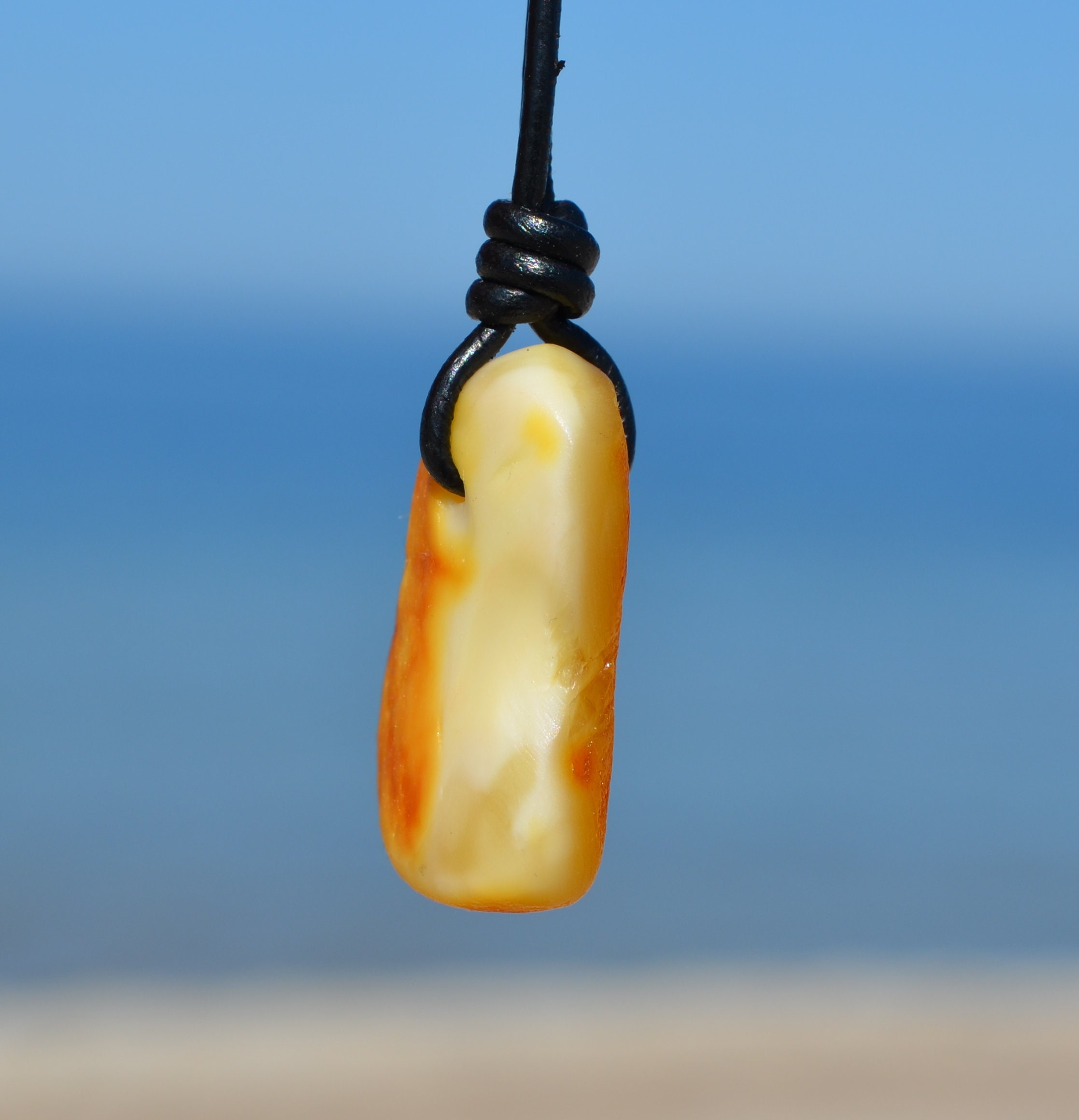 Raw Baltic Amber Pendant Amulet Natural Amber Stone Nugget - Etsy