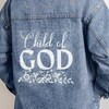 Women's Blue Denim Jean Jacket, Holy Spirit Peace Dove Christian ...