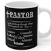 Pastor Appreciation Church Ministry Mug Minister Roles | Etsy