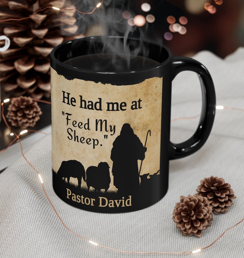 Personalized Pastor Feed My Sheep Mug Pastor Appreciation Gift - Etsy
