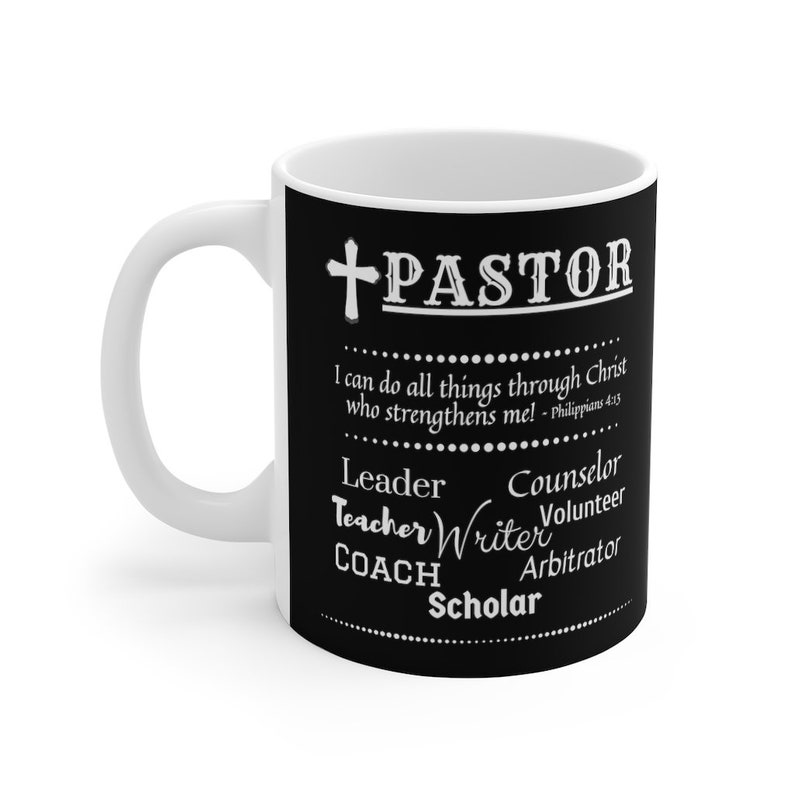 Pastor Appreciation Church Ministry Mug, Minister Roles, Religious ...