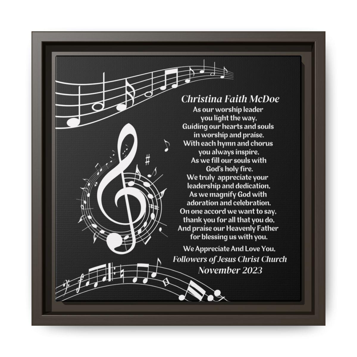 Worship Leader Appreciation Poem - Musical Notes and Clef Note ...
