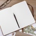 Personalized Walk by Faith Vegan Leather Journal for Women, Christian ...
