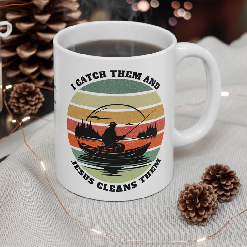 Fishers of Men Bible Verse Mug Christian Pastor Coffee Cup Followers of ...
