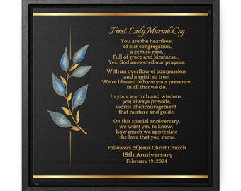 Pastor's Wife First Lady Personalized Custom Appreciation Name Poem ...