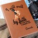Personalized Walk by Faith Vegan Leather Journal for Women, Christian ...