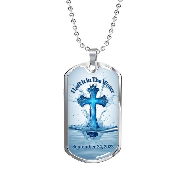 Custom Baptized Tag - Etsy