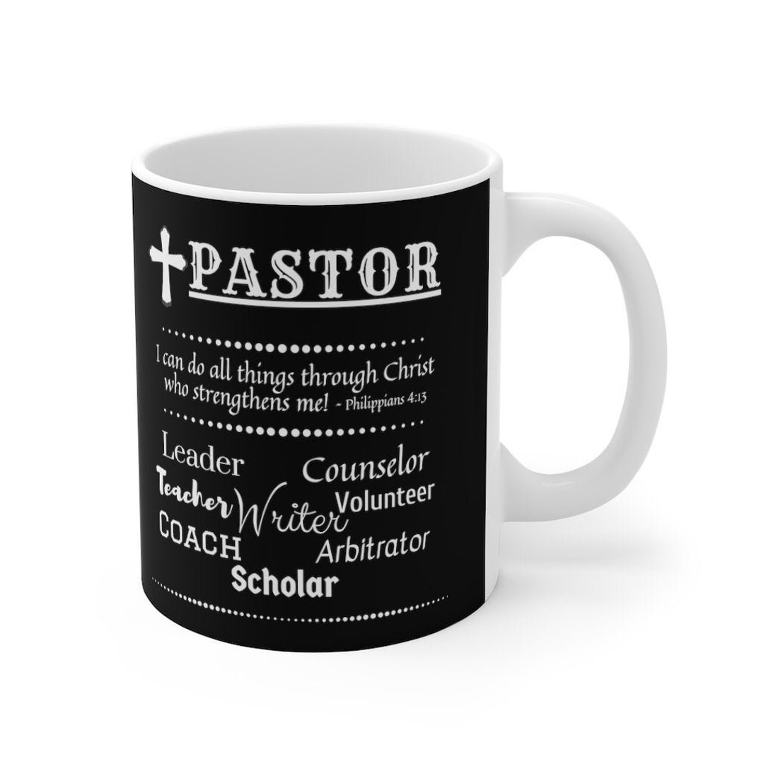 Pastor Appreciation Church Ministry Mug, Minister Roles, Religious ...