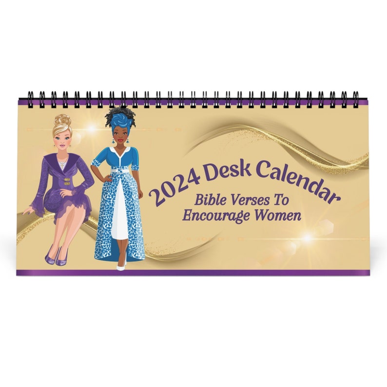 Christian Bible Verse Women's 2024 Desk Calendar, Christian Girl ...
