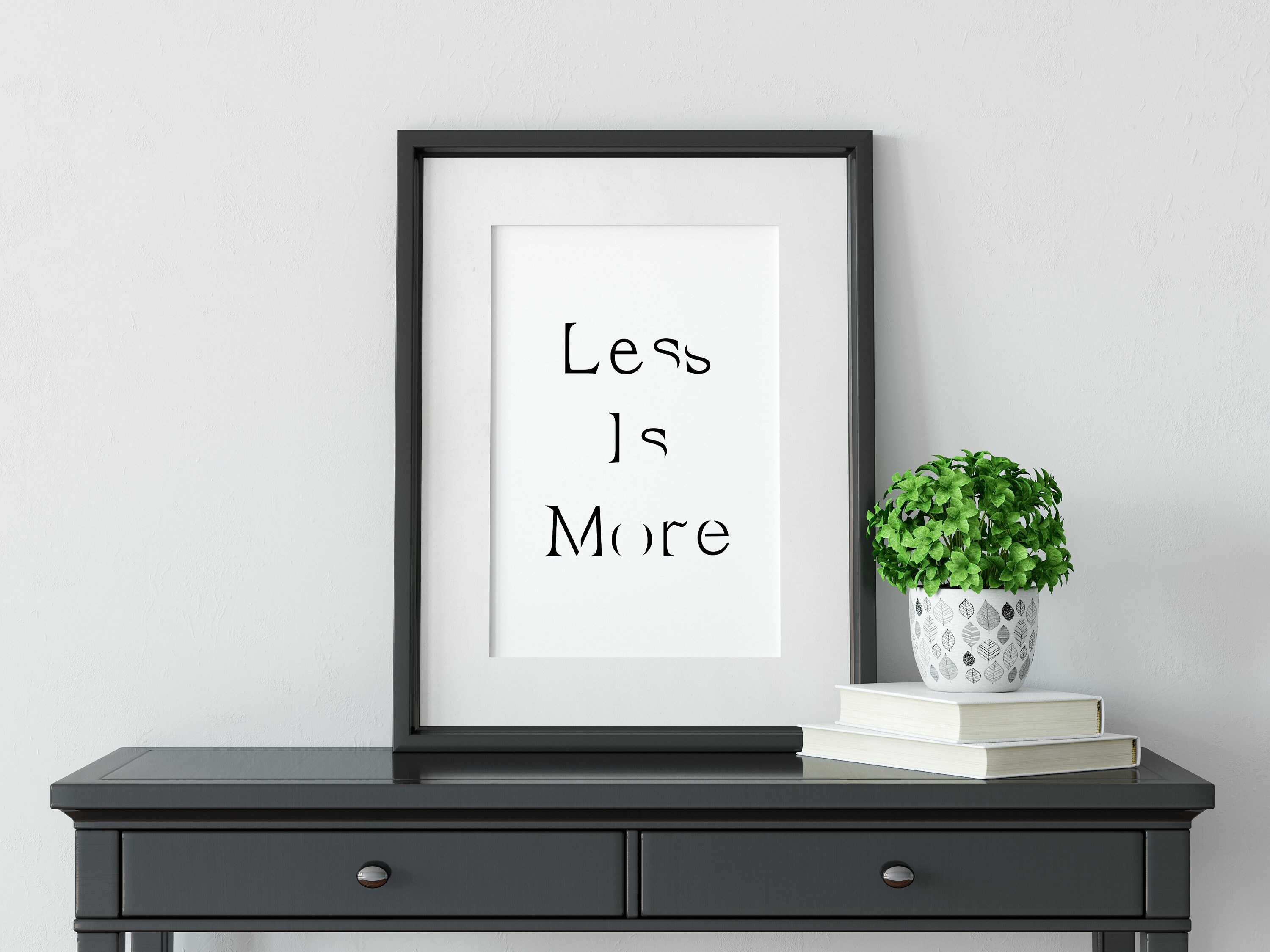 Minimalist Poster Minimalism Poster Less is More Poster - Etsy Australia