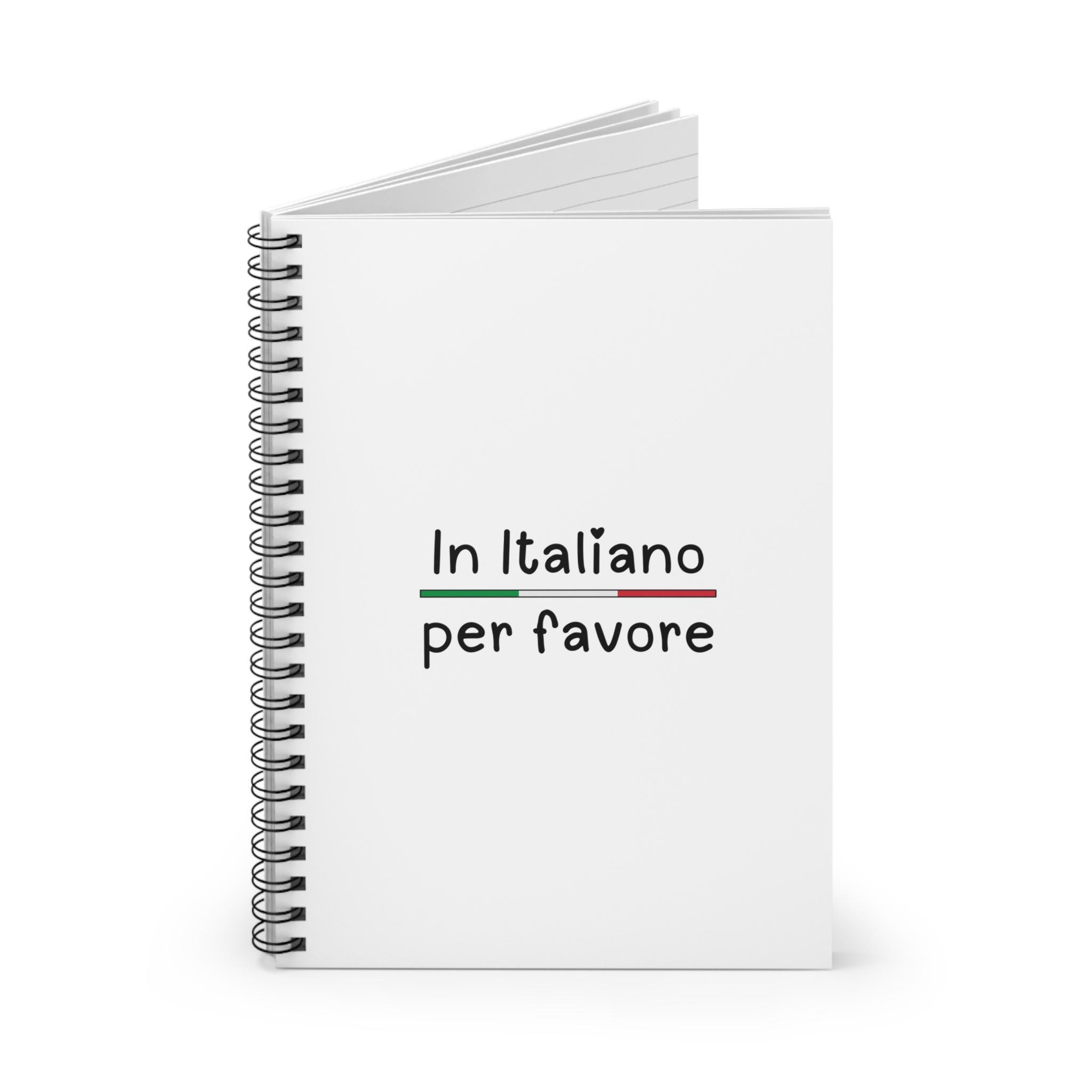 Italian Student Gift, Italian Language Student Gift, Italian Notebook ...