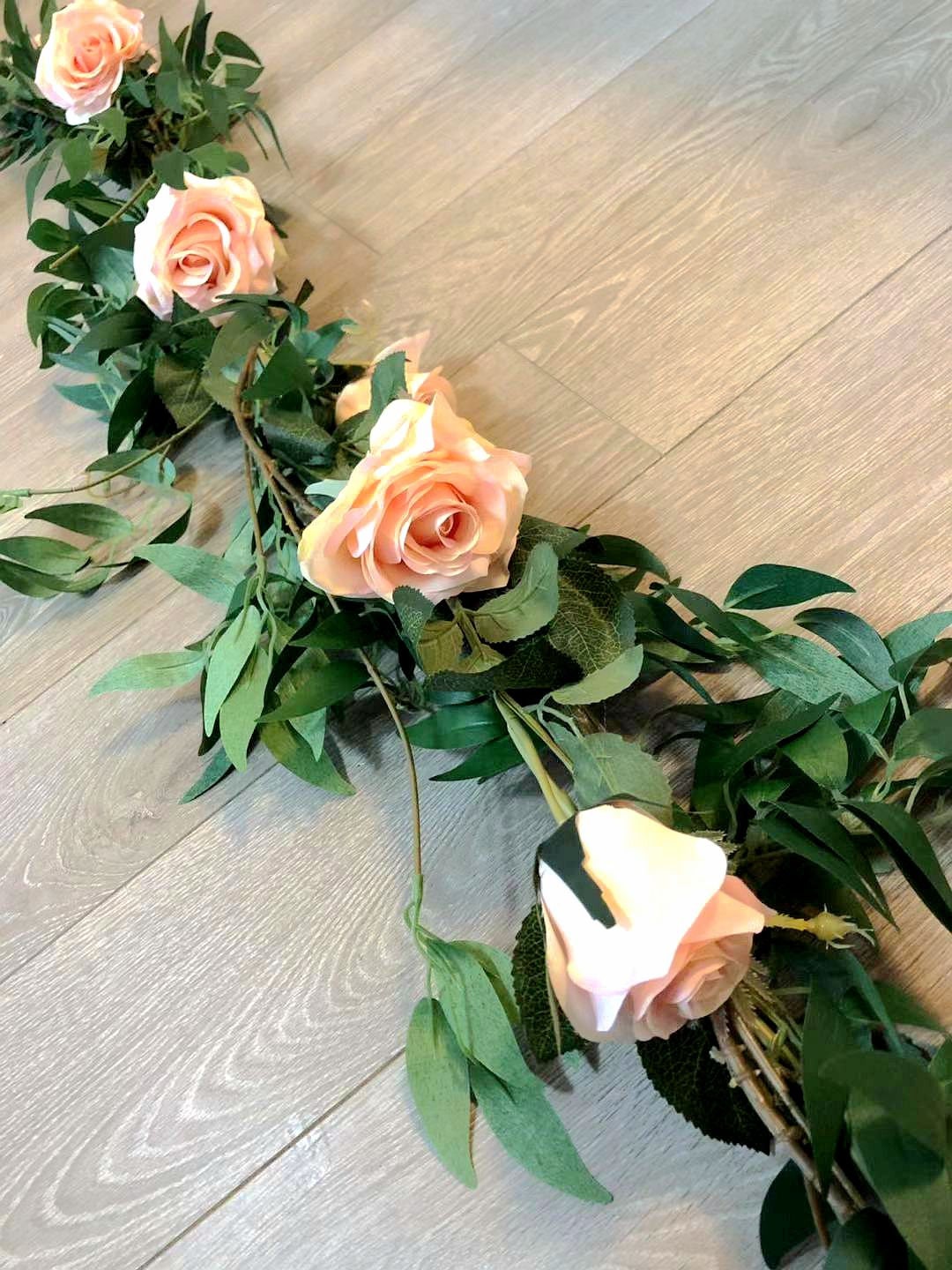 80 Long Weddings Flower Garlandartificial Garland.rose | Etsy