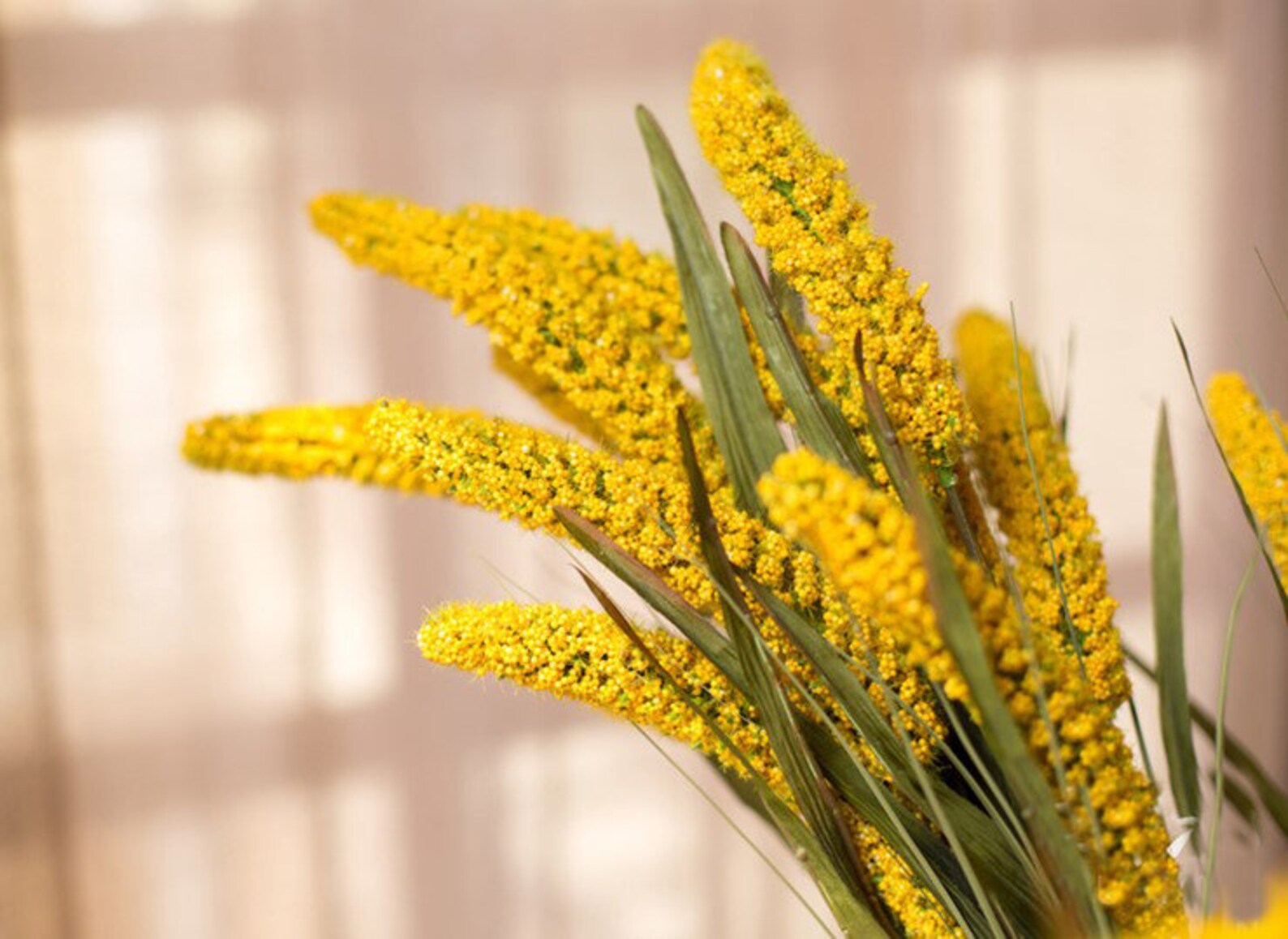 Handmade faux dried flower artificial dried millet bouquet | Etsy