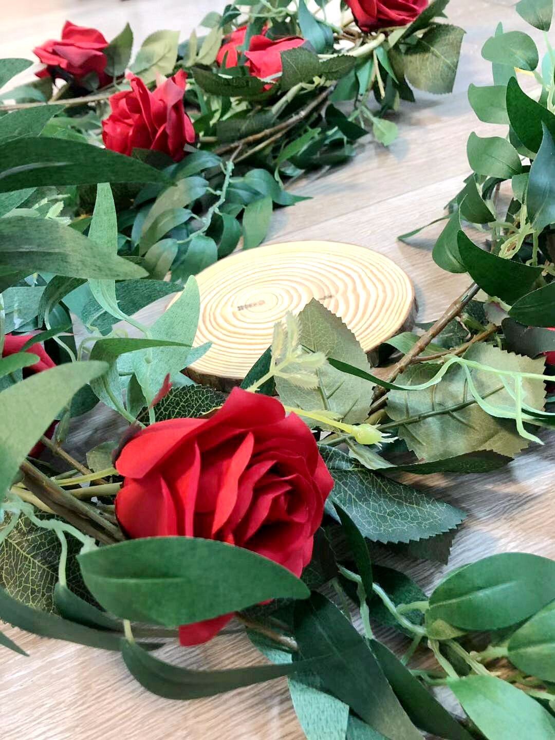 80 Long Weddings Flower Garlandartificial Garland.rose | Etsy